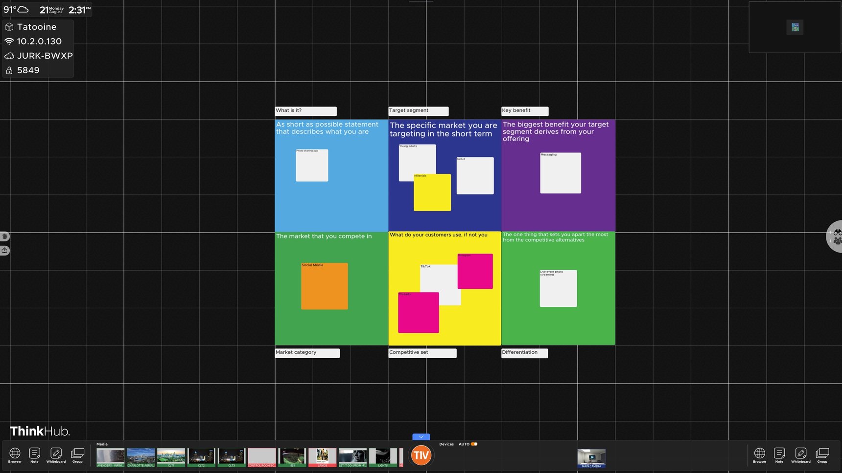 ThinkHub Template | Product Positioning